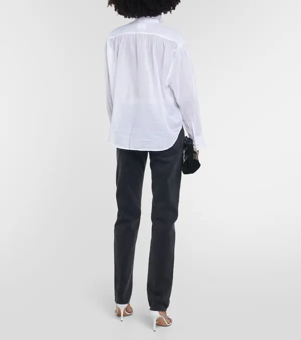 MARANT ETOILE Ruffled Cotton Blouse