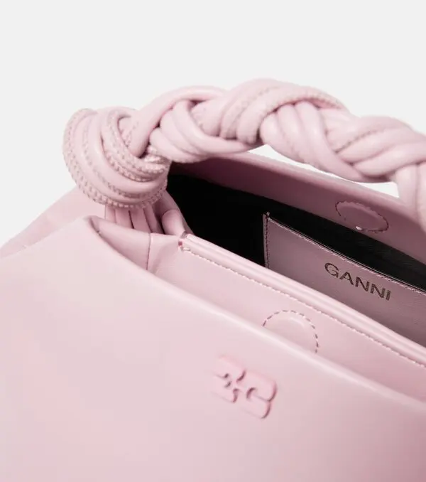 GANNI Bou Tote Bag With Twisted Top Handle