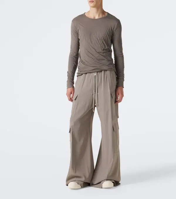 Rick Owens Jumbolace Leather Low-top Sneakers - Green