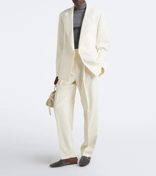 RÓHE Daria Virgin Wool Tapered Pants