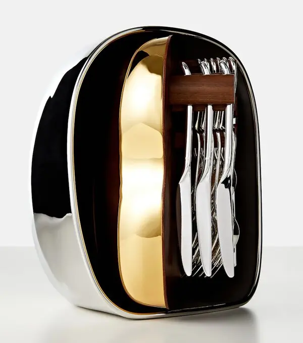 Christofle X Charlotte Chesnais Carrousel -plated 24-piece Cutlery Set