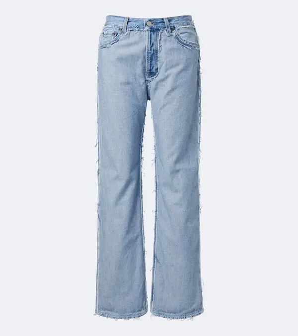 Acne Studios Distressed Straight-leg Jeans