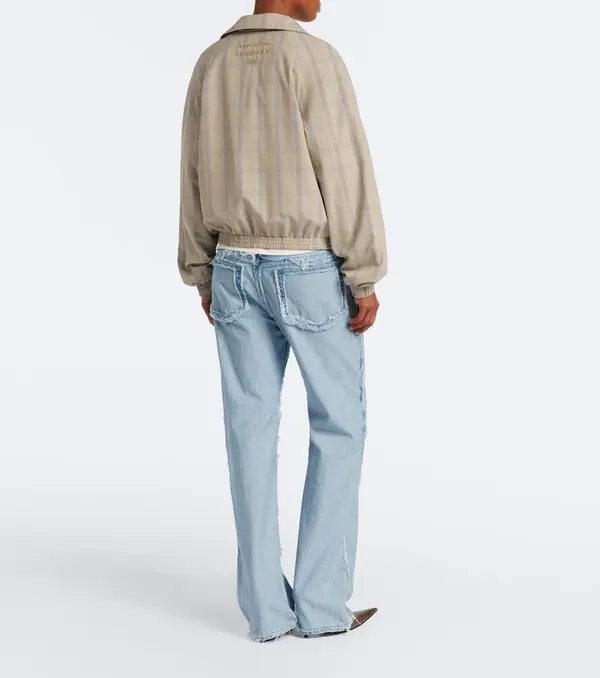 Acne Studios Distressed Straight-leg Jeans