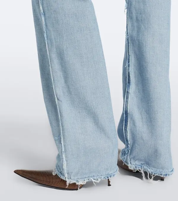 Acne Studios Distressed Straight-leg Jeans