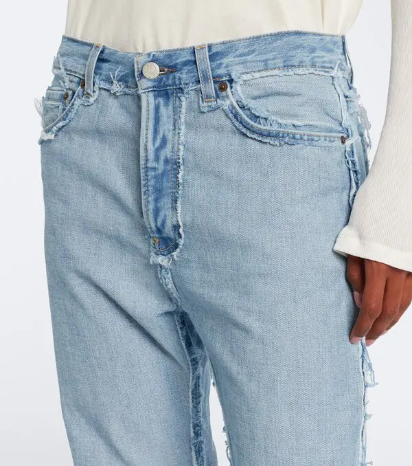 Acne Studios Distressed Straight-leg Jeans