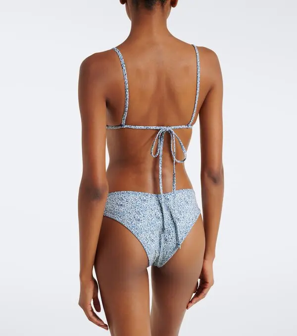 MONTCE Lulu Floral Bikini Bottoms - Blue