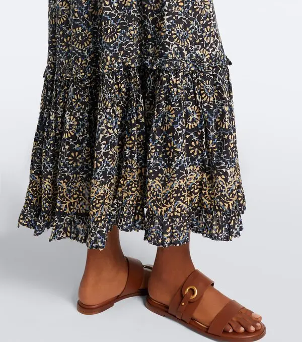 Ulla Johnson Ophelia Printed Cotton-blend Midi Dress