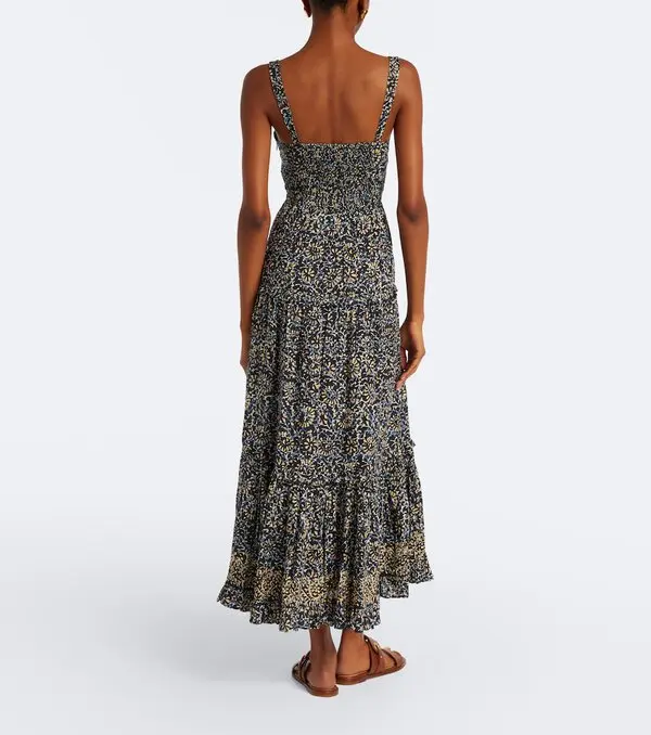 Ulla Johnson Ophelia Printed Cotton-blend Midi Dress