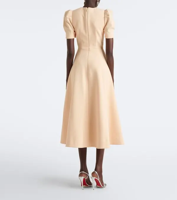 Rebecca Vallance Alexandrite Embellished Midi Dress - Yellow