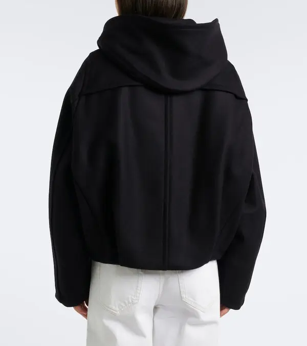 Isabel Marant Étoile Trixie Wool And Cashmere Hooded Jacket - Blue