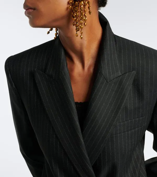 Isabel Marant Étoile Ranya Pinstripe Wool-blend Blazer
