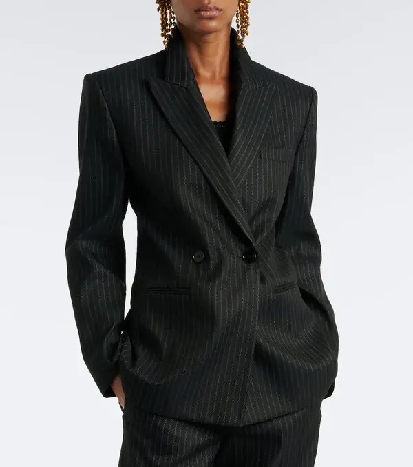 Isabel Marant Étoile Ranya Pinstripe Wool-blend Blazer