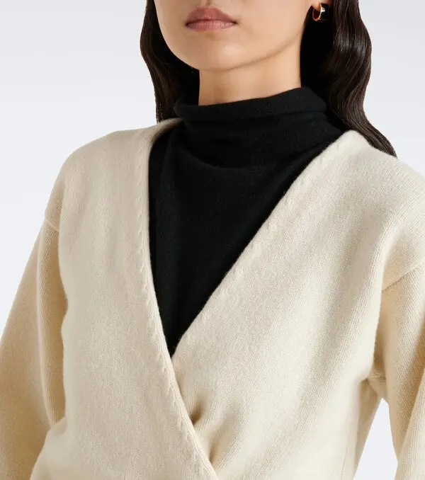 RÓHE Wool & Cashmere Wrap Cardigan