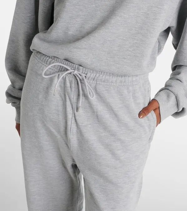 Alo Yoga Chill Cotton-blend Sweatpants In Athletic Heather