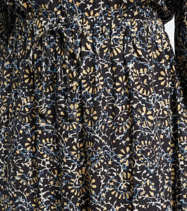 Ulla Johnson Olina Printed Tiered Midi Skirt - Multicoloured
