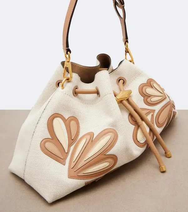 JIMMY CHOO Bon Bon Medium Bucket Bag