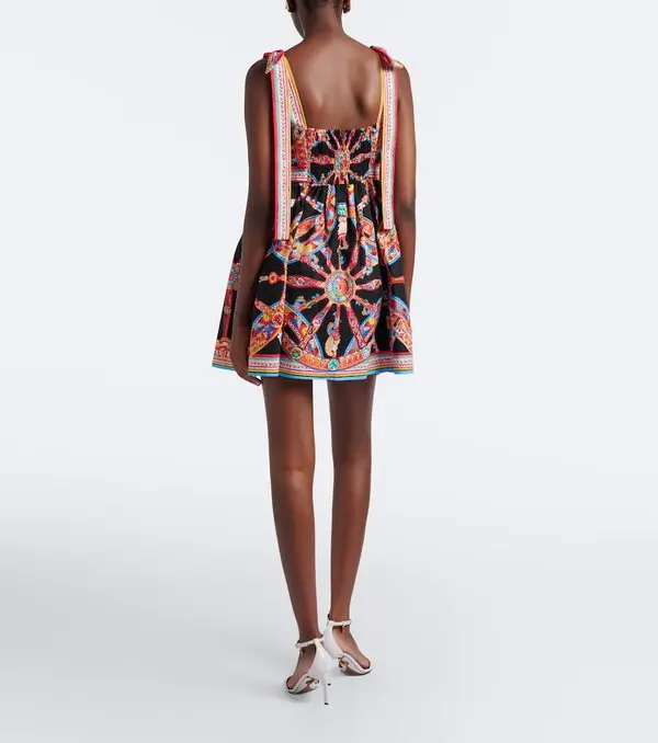 Dolce & Gabbana Carretto Cotton Mini Dress