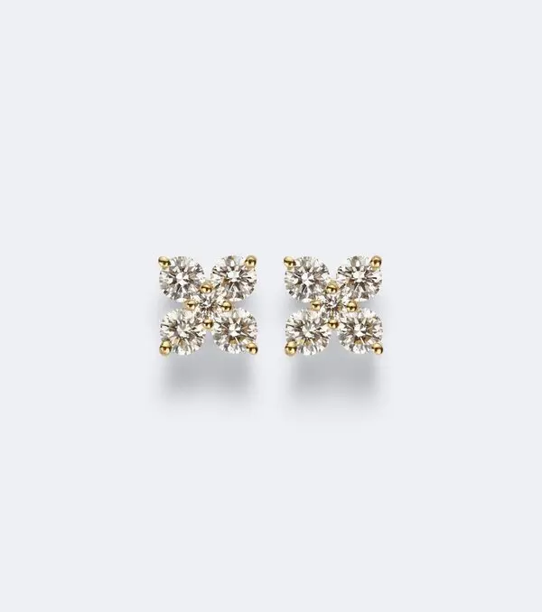 BUCHERER FINE JEWELLERY Bloom Diamond Earrings In 18kt Yellow - Gold