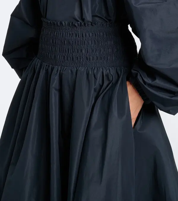 PATOU Shirred Midi Skirt