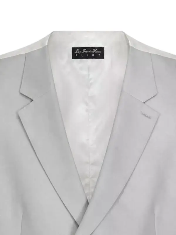 LUIGI BIANCHI MANTOVA Double-breasted Waistcoat - Grey