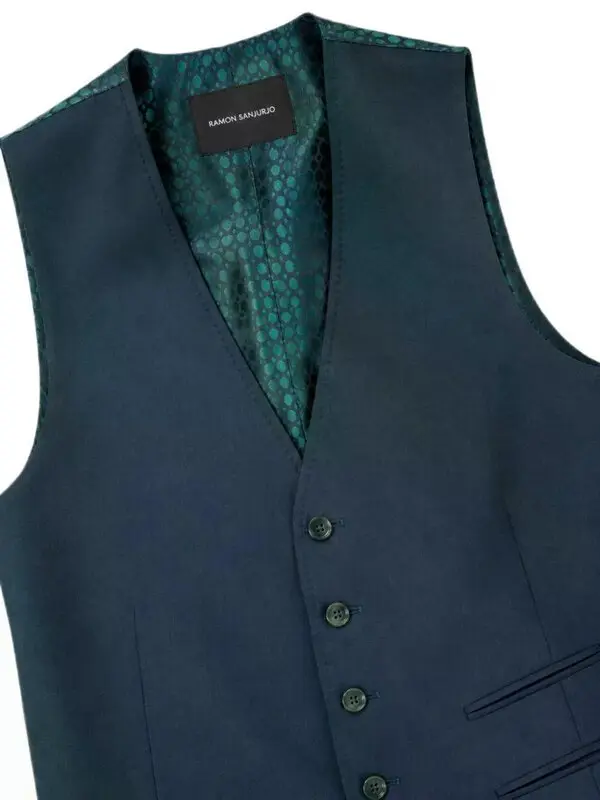 RAMON SANJURJO Three-piece Single-breasted Dinner Suit