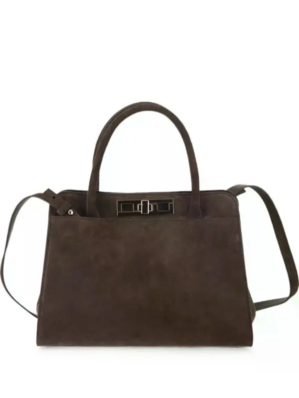 Fabiana Filippi Suede Tote Bag - Brown