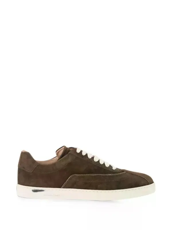 Fabiana Filippi Metallic Trim Suede Sneakers