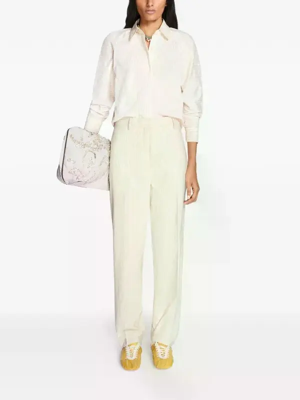 Dries Van Noten Wide-leg Tailored Trousers