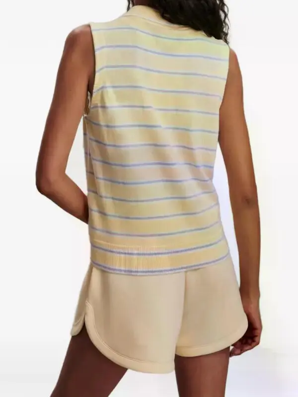 Varley Rue Striped Polo Top