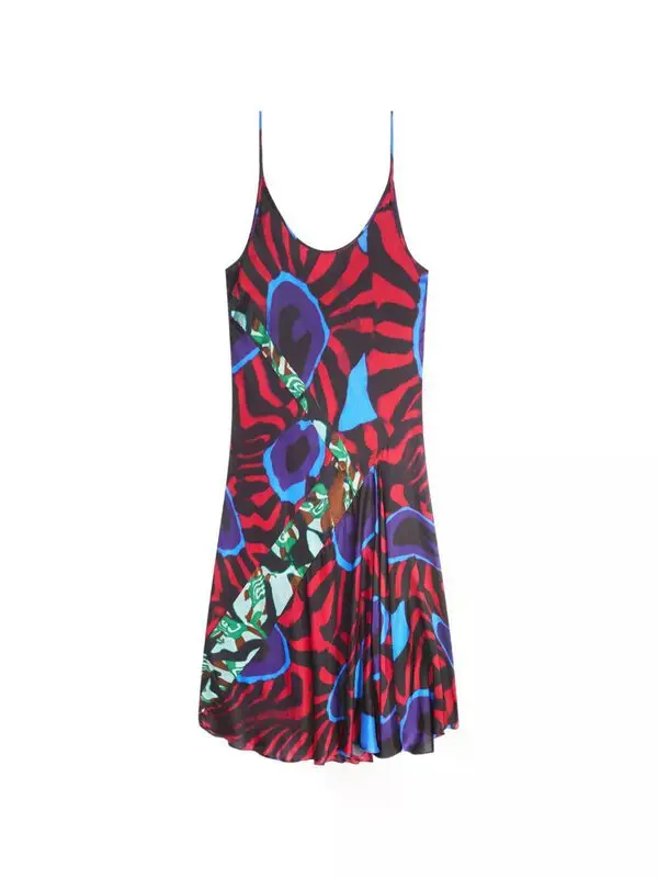 Dries Van Noten Printed Slip Dress