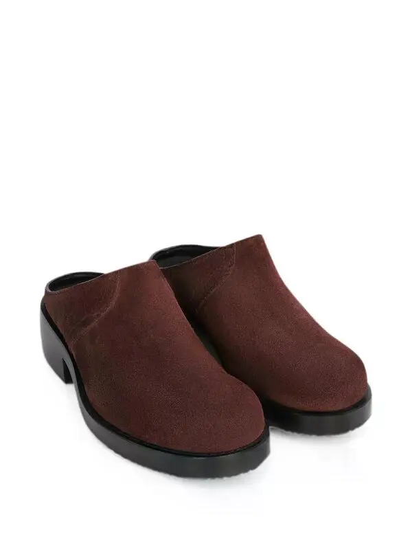 Dries Van Noten Suede Workwear Mules
