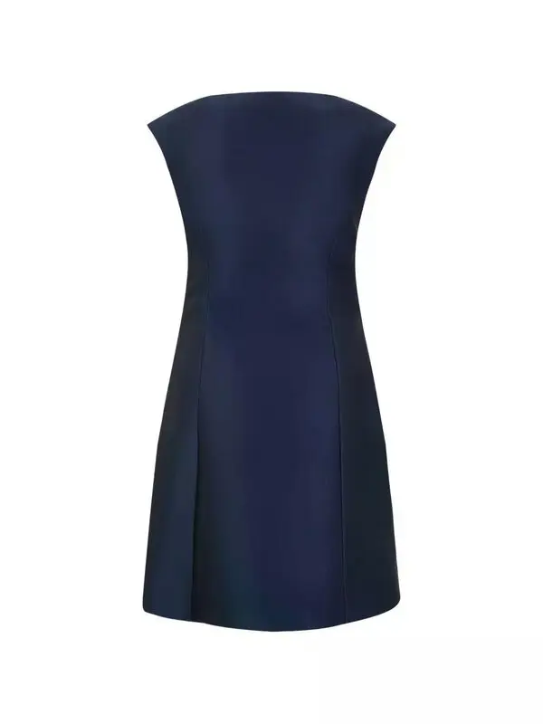 Alberta Ferretti Draped Ruffled Mini Dress