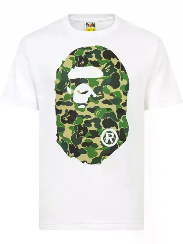 A BATHING APE Abc Big Ape Head T-shirt - White