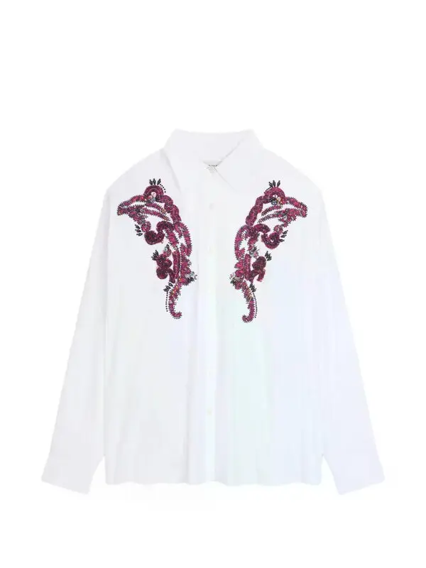 Dries Van Noten Embroidered Cocoon Shirt