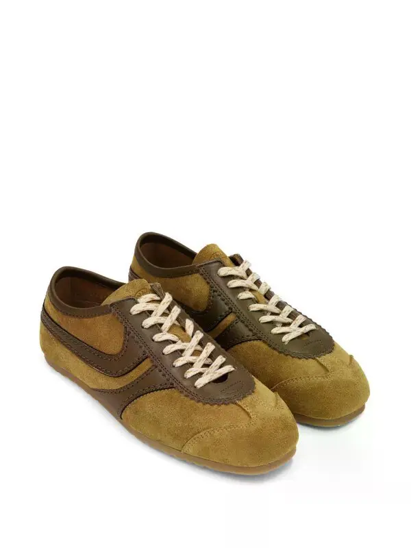 Dries Van Noten Suede Lace-up Sneakers - Brown