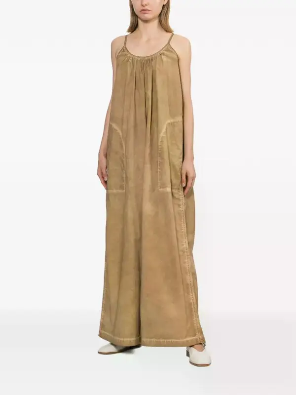 UMA WANG Washed-effect Wide-leg Jumpsuit