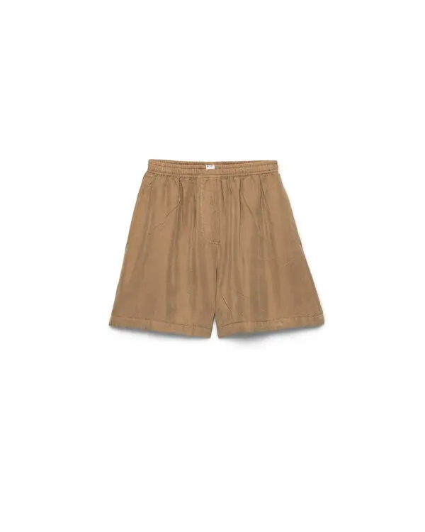 Prada Old Silk Shorts - Neutral
