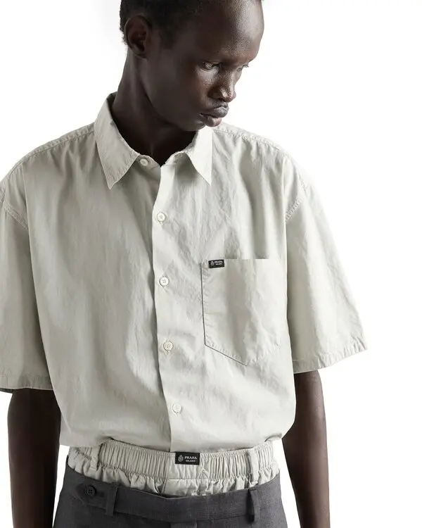 Prada Short-sleeved Cotton Shirt