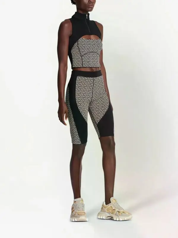 Balmain Monogram Cut-out Vest