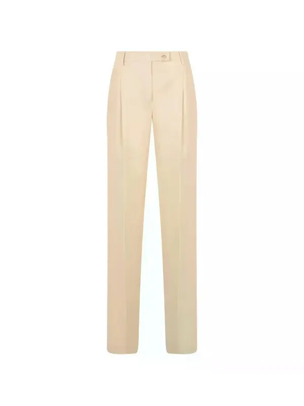 Alberta Ferretti High-waisted Pleated Trousers