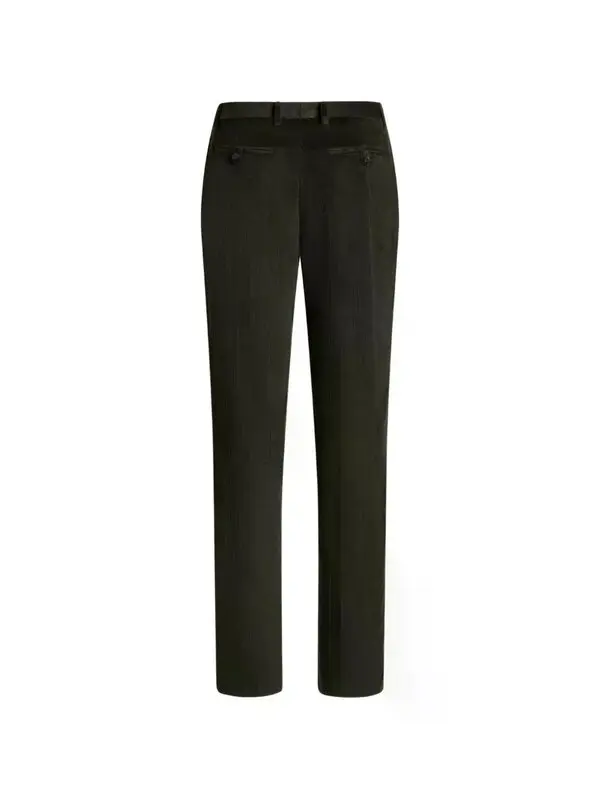 Etro Stretch Cotton Velvet Trousers