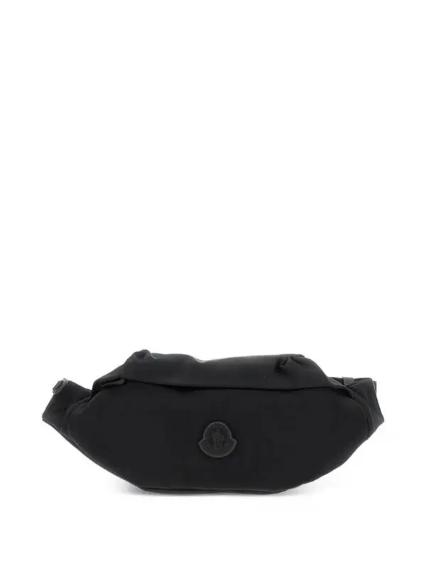 Moncler Durance Logo-patch Zip-fastening Belt Bag - Black