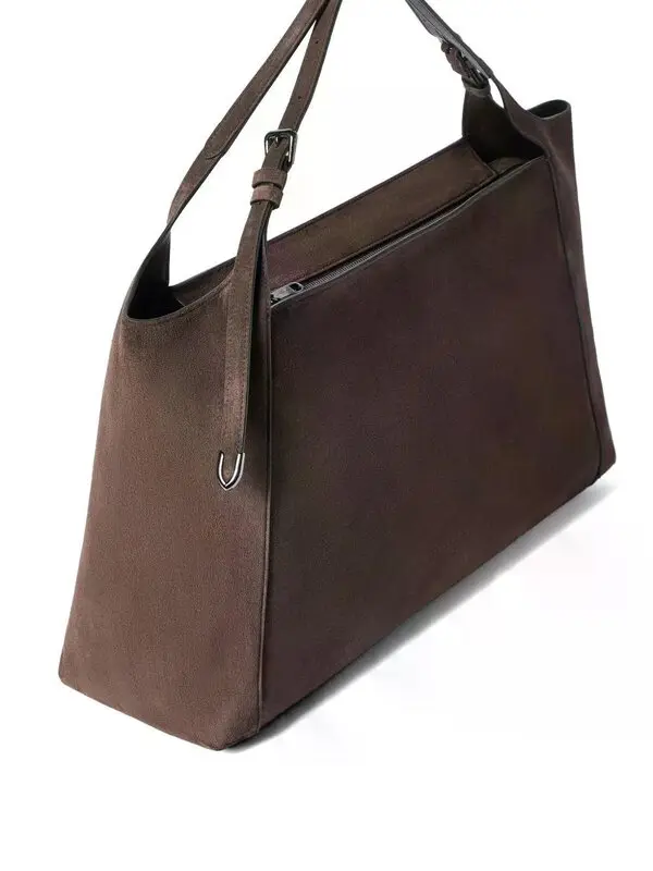 Brunello Cucinelli Sartorial Shopper Bag In Suede