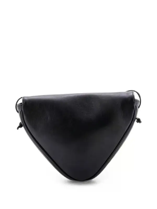 Celine Triangle Bag Small Leather Crossbody - Black