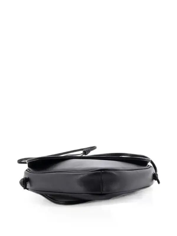 Celine Triangle Bag Small Leather Crossbody - Black