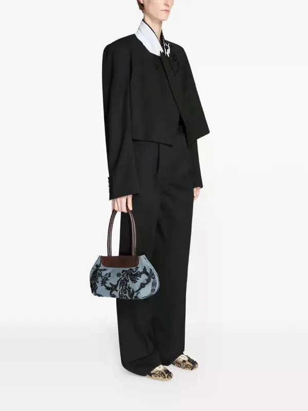 Dries Van Noten Mini Embroidered Shoulder Bag