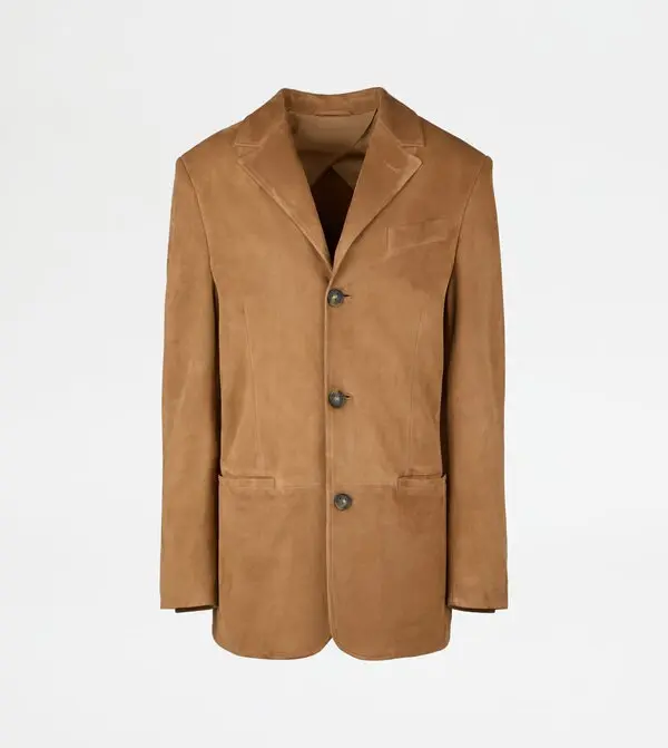 TOD'S Blazer In Pashmy Suede