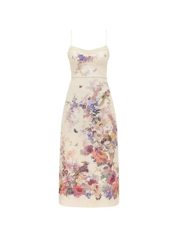 Zimmermann Luna Linen Maxi Dress
