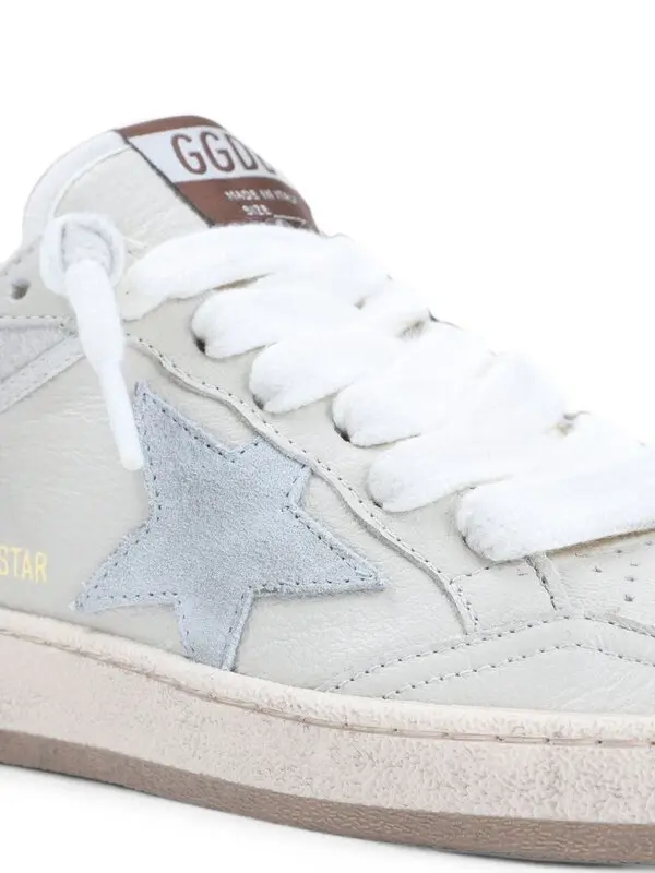 GOLDEN GOOSE Ball Star Leather Sneakers - White