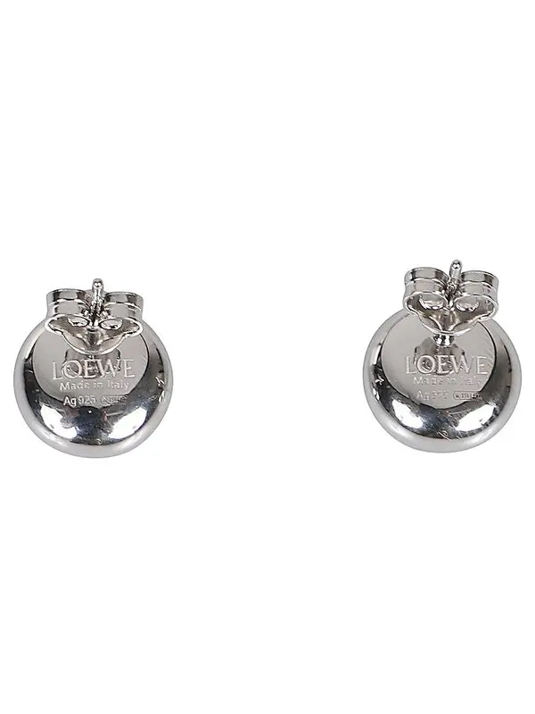 Loewe Anagram Pebble Sterling Stud Earrings